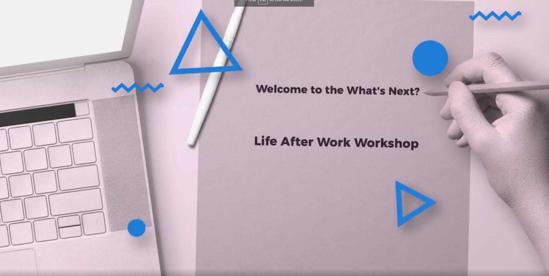 Moneynav Academy Workshop What S Next Life After Work